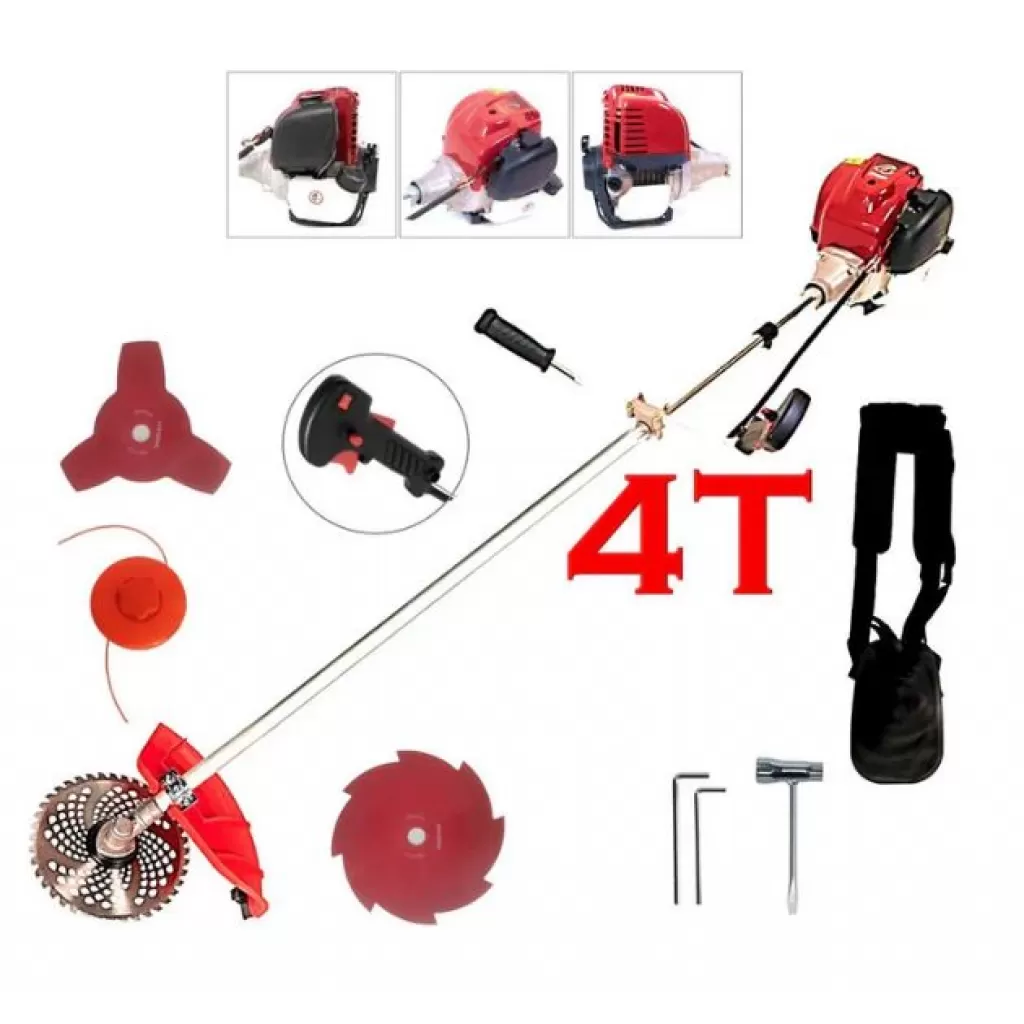 Motocoasa CRAFT TEC T5600 PROFI, 7.5CP, 4 timpi, 62cc, tambur automat ...