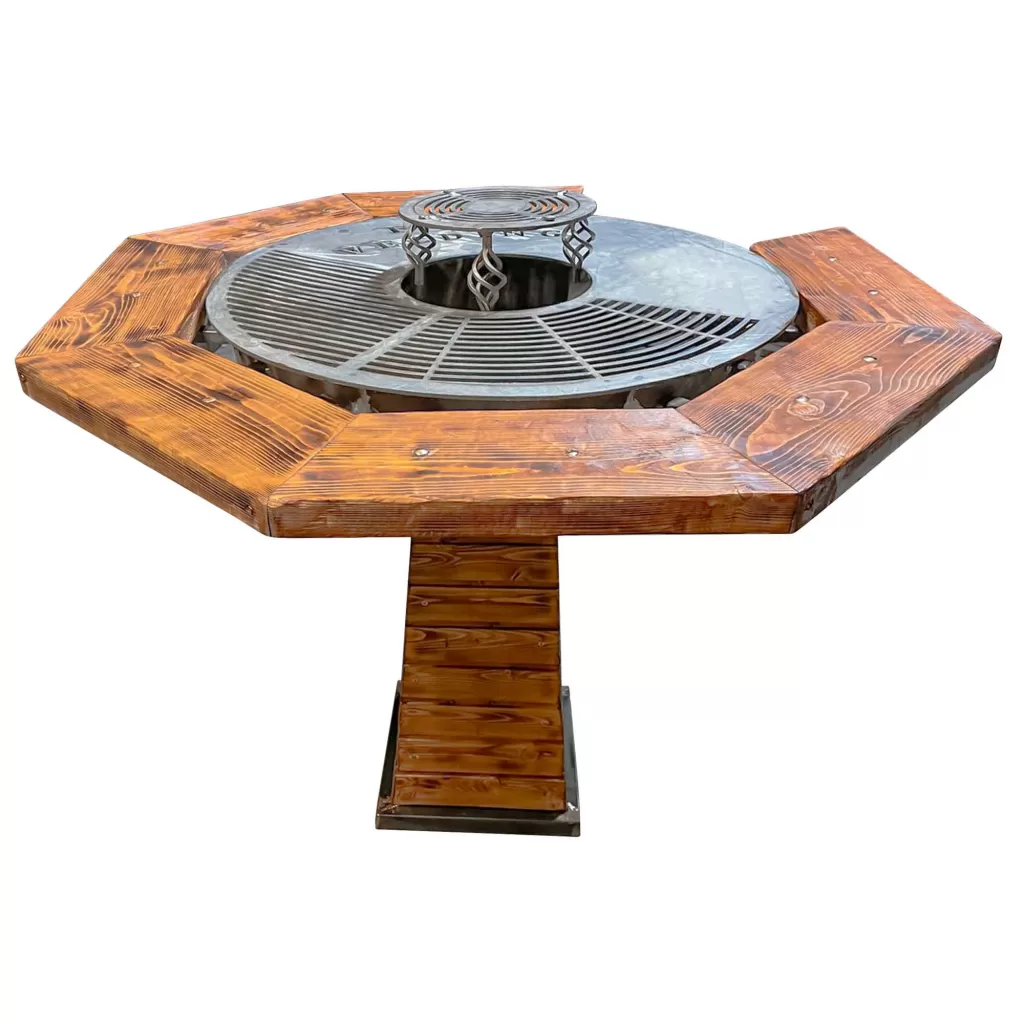 Grătar rotund metalic, Profesional (Fabricat in România)