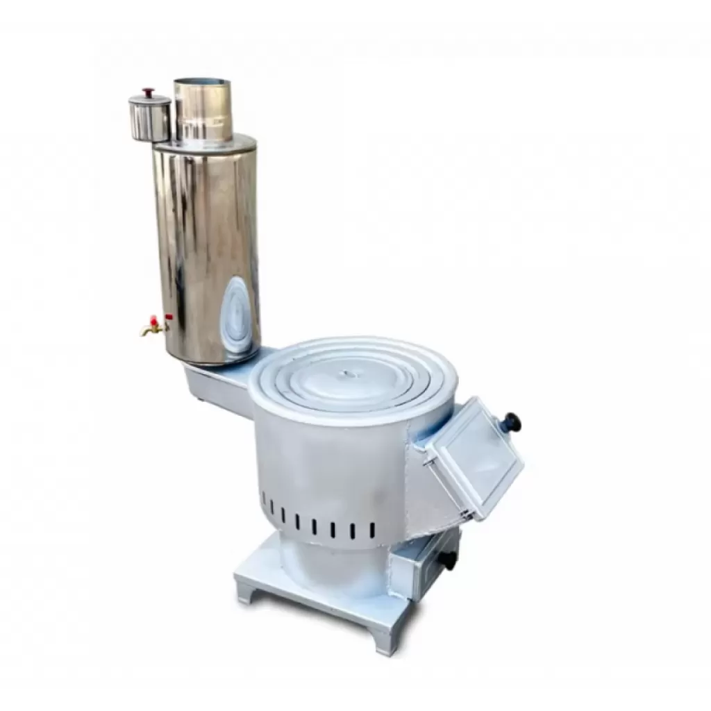Soba pe lemne cu mini boiler inox