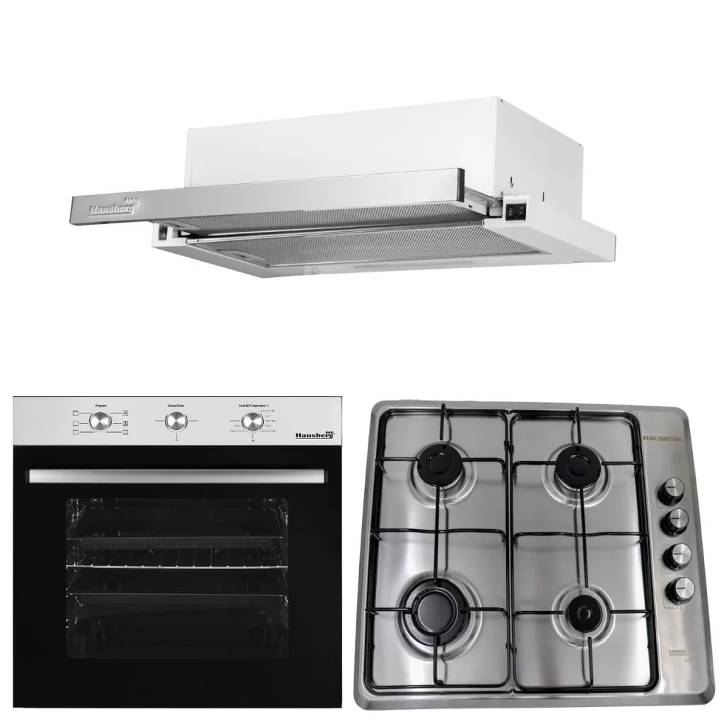 Pachet incorporabil Hausberg Cuptor HB-8053IN, Electric, Putere 2225 W ...