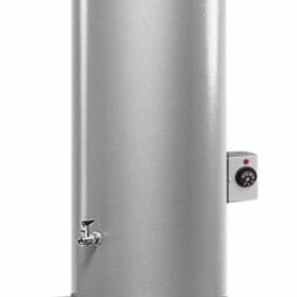 Ansamblu boiler 90L din oțel lemn/electric,focar ușă din fontă