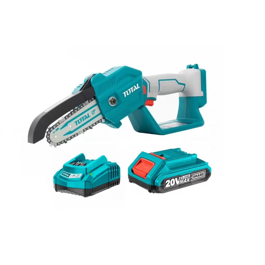 Minifierastrau Total, acumulator 20V , 2 Ah,incarcator rapid inclus - D