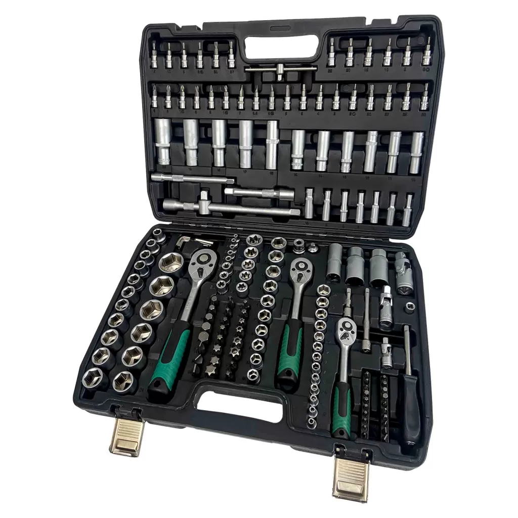Trusa de scule profesionala 172 piese, tubulare, biti, cheie clichet de ...