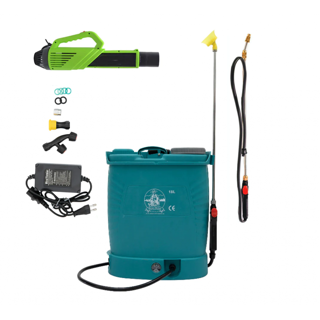 Set Pompa de stropit cu acumulator Pandora 16L + Atomizor electric ...