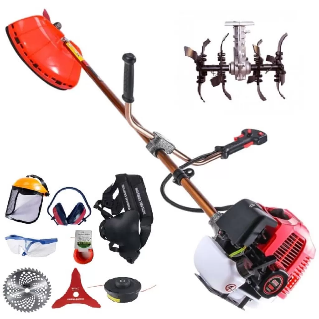 MOTOCOASA PE BENZINA ALFA 7* 7000 PROFESSIONAL, 8 ACCESORII INCLUSE ...