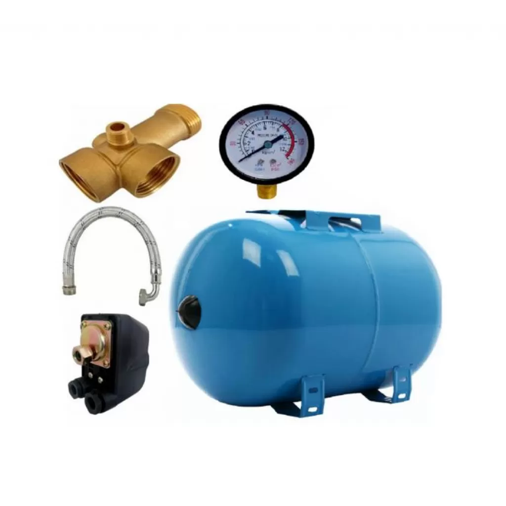 Kit accesorii hidrofor, vas expansiune 50L otel, presostat, manometru ...