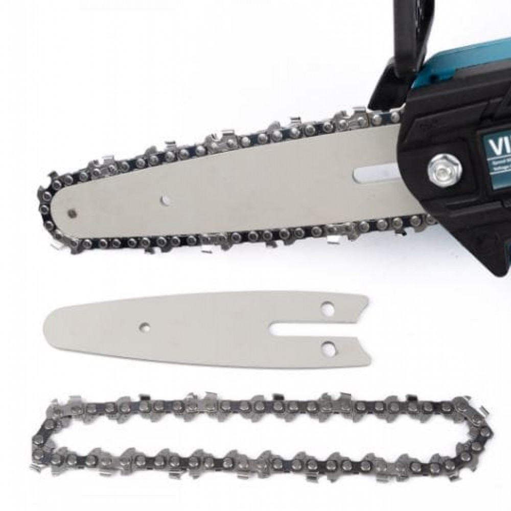 Mini Drujba Viki cu 2 acumulatori, 24V 5Ah, 2 seturi lant si lama de 4 ...