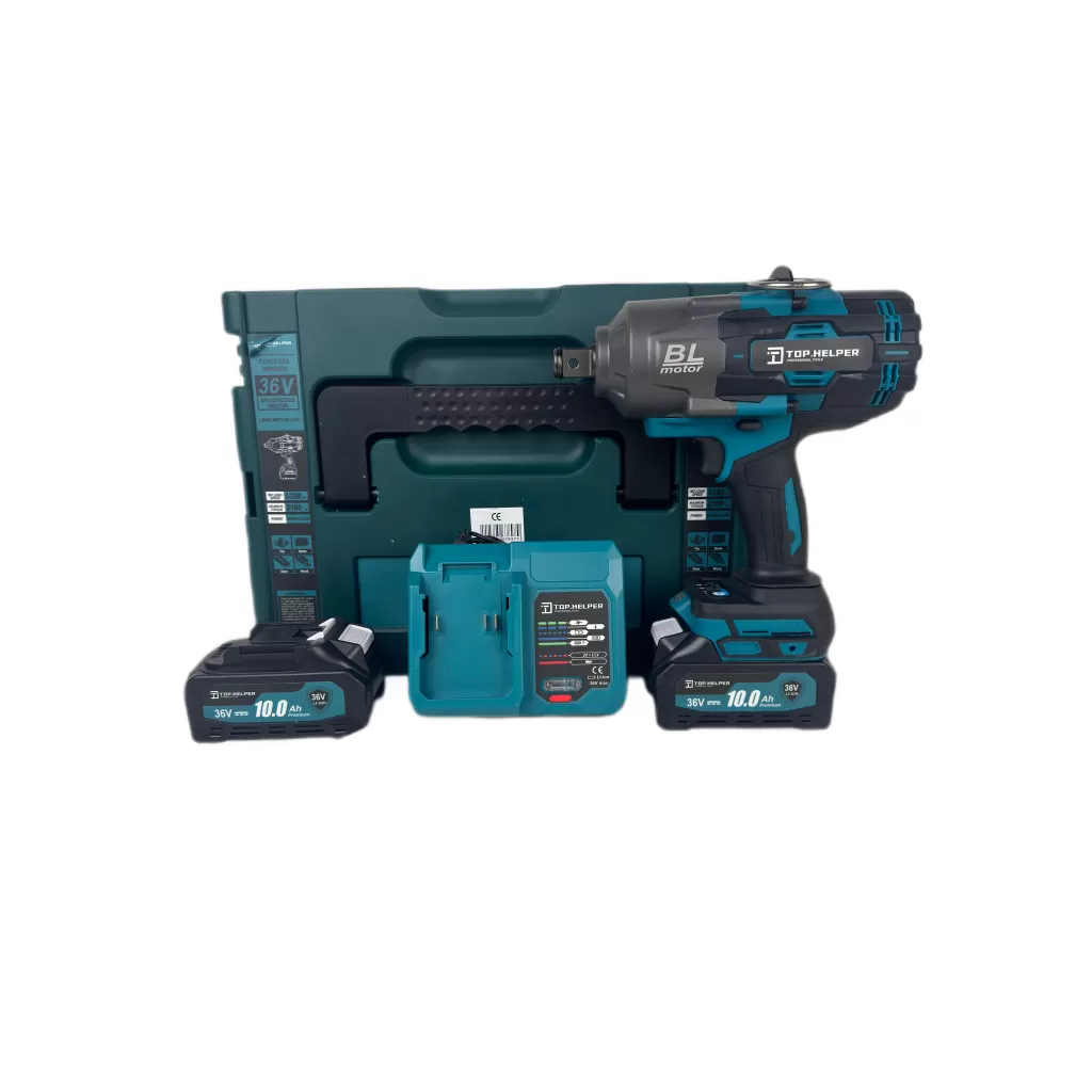 Masina de impact profesionala, Top Helper, 2 Acumulatori 36V, 10AH