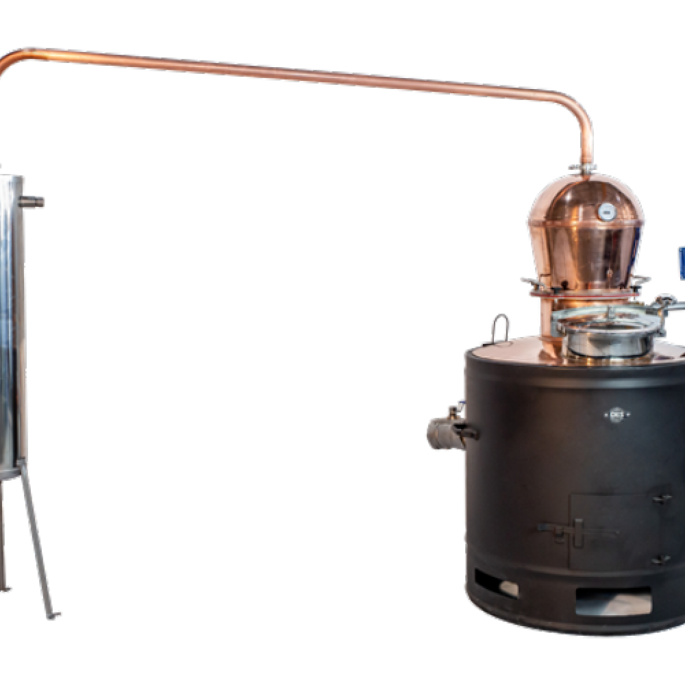 Cazan tuica stabil 160L cu amestecator electric - sta-160-em