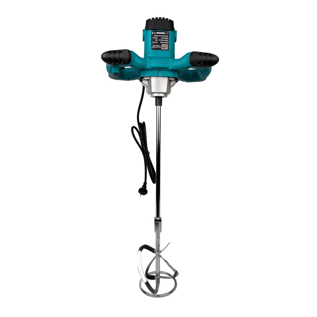 Mixer electric Mortar, Vopsea, Furaje, German Meister, 2400W, Albastru ...