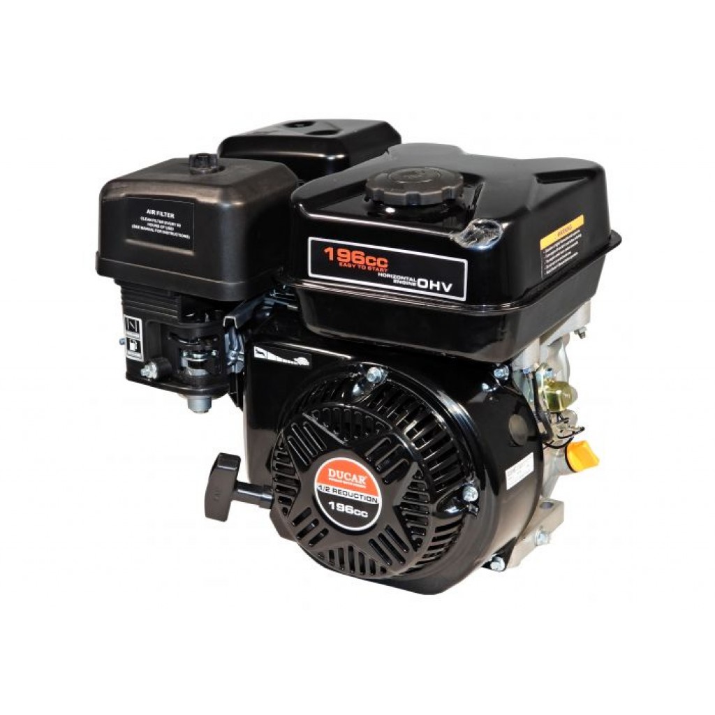 Ducar DH196 - Motor benzina 6.5CP, 196cc, 1C 4T OHV, ax pana, reductor