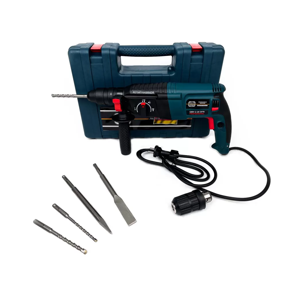 Ciocan Rotopercutor Electric German Meister 1100W + Mandrina + Valiza ...