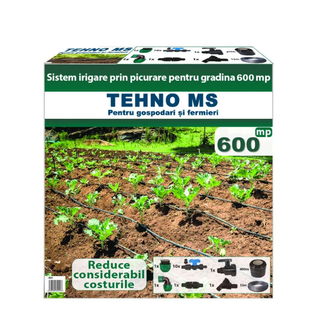 Sistem irigare prin picurare pentru gradina 600 mp - #02703